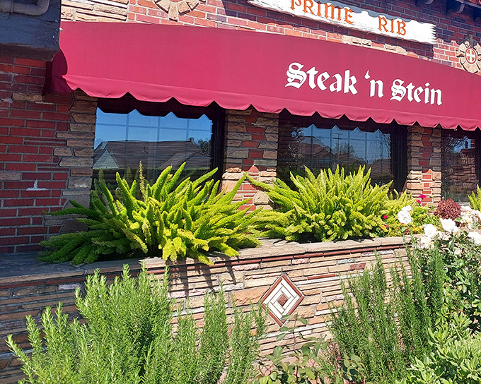 This unassuming brick facade hides one of California's best-kept steakhouse secrets in plain sight.