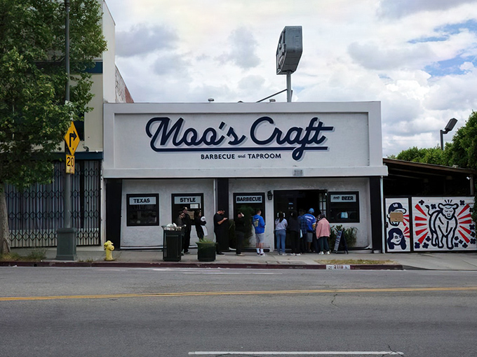 The pilgrimage begins here: Moo's Craft Barbecue's unassuming storefront in Lincoln Heights hides smoky treasures that would make a Texan weep with joy.