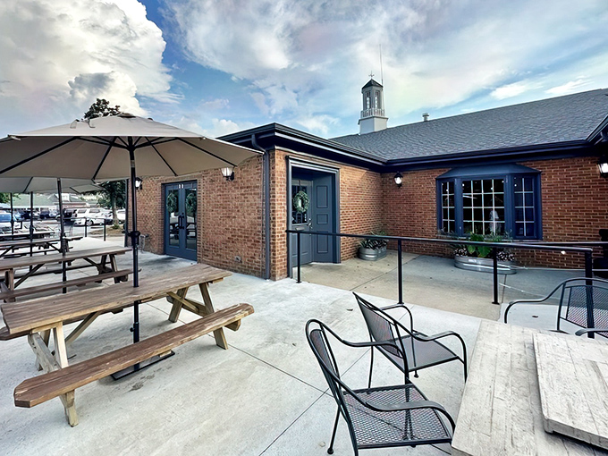 The brick exterior of Old City Barbeque offers a welcoming first impression, with comfortable outdoor seating that practically begs you to sit and stay awhile.