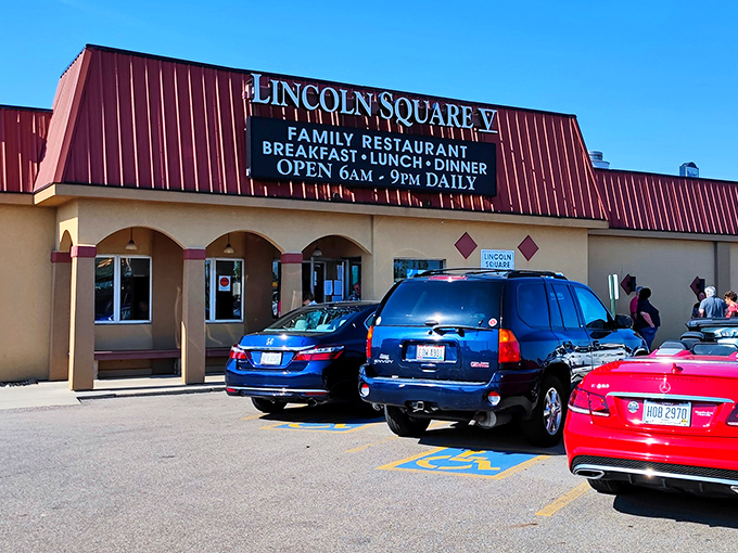 The beige exterior with its distinctive red roof might not scream "culinary destination," but inside awaits a quesadilla worth crossing county lines for.