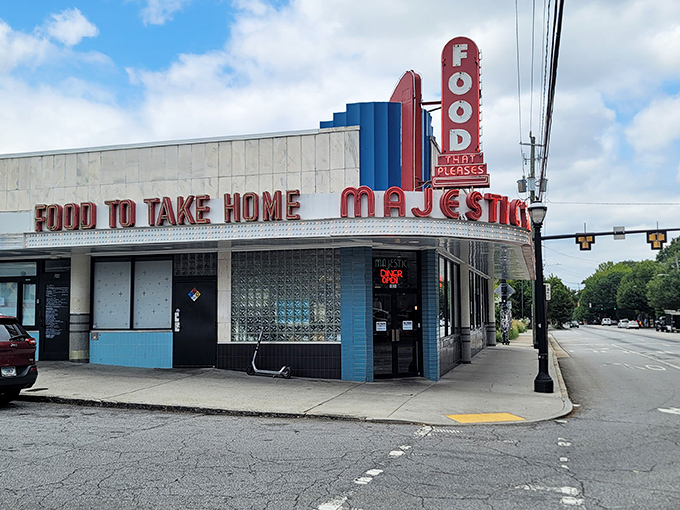 By day, the Majestic's Art Deco fa&ccedil;ade stands as a proud reminder that some institutions weather time not by changing, but by perfecting what already works.