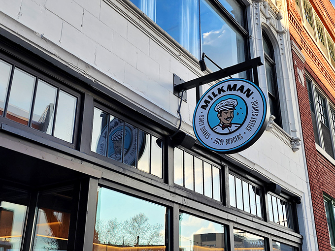 Finally, a burger joint that doesn't look like it time-traveled from 1955 &ndash; Milkman's got that modern swagger.