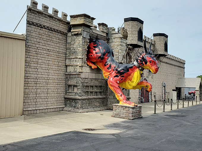 That magnificent dragon guardian isn't just decoration - it's your first hint that normal rules don't apply here.