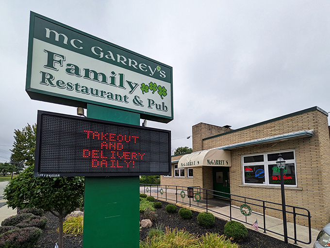 McGarrey's Oakwood Cafe sits quietly along Erie's streets, waiting to surprise unsuspecting diners with culinary magic.