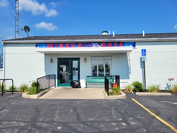 The unassuming exterior of Airport Cafe at Grimes Field might fool you, but like any great adventure, the best discoveries often hide in plain sight.