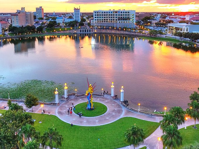 Downtown Winter Haven's historic buildings and palm-lined streets offer that perfect Florida small-town vibe without the tourist-trap prices. 