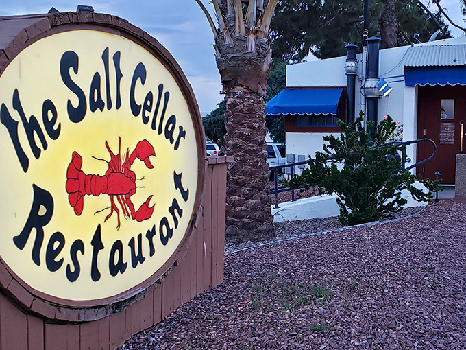 That humble red lobster sign promises treasures that would make Captain Ahab abandon his whale hunt entirely.