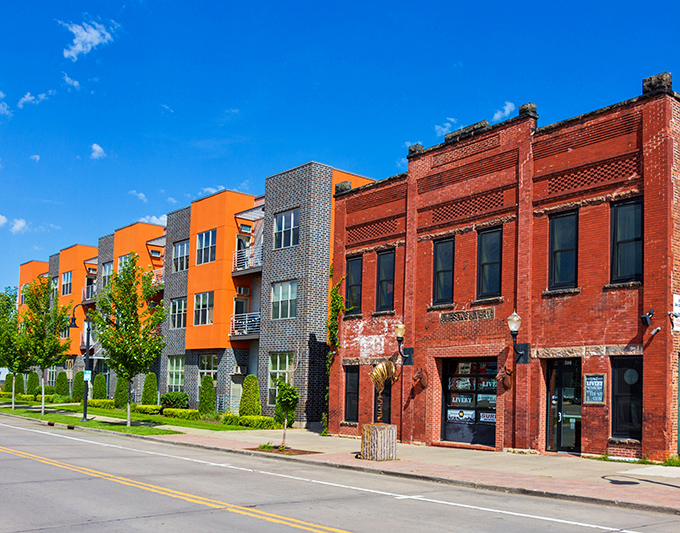 Downtown Eau Claire showcases that perfect Wisconsin blend&mdash;historic brick buildings standing shoulder-to-shoulder with modern apartments like old friends who've gotten very different haircuts.