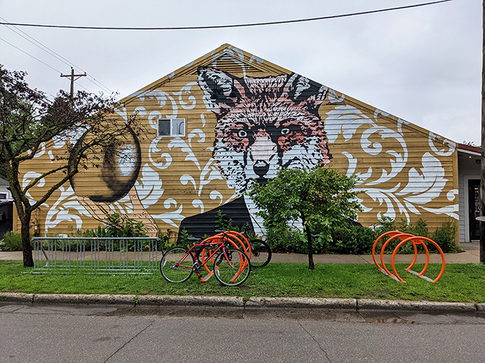 The fox mural watching over The Little Fleet isn't just street art &ndash; it's a spirit animal guiding you to culinary adventure in Traverse City.