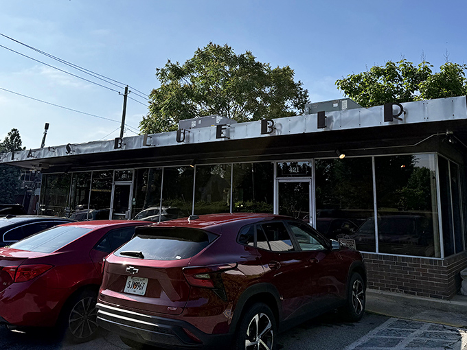 The unassuming exterior of Ria's Bluebird belies the culinary treasures within &ndash; like finding a rare vinyl record in a forgotten record store.