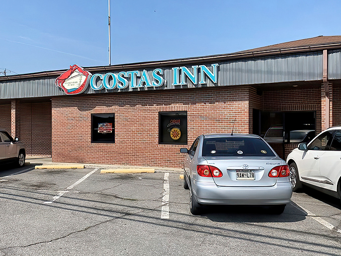 The unassuming brick exterior of Costas Inn might not scream "seafood paradise," but locals know this is where Maryland's crab dreams come true.