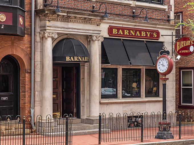Barnaby's historic fa&ccedil;ade in downtown West Chester invites you in with its classic architecture and promise of good times behind those wooden doors.