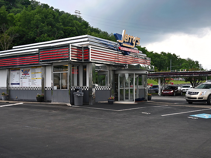 The red, white, and blue striped awning of Jerry's isn't just retro-cool&mdash;it's a beacon of hope for the hungry souls of Beaver, Pennsylvania.