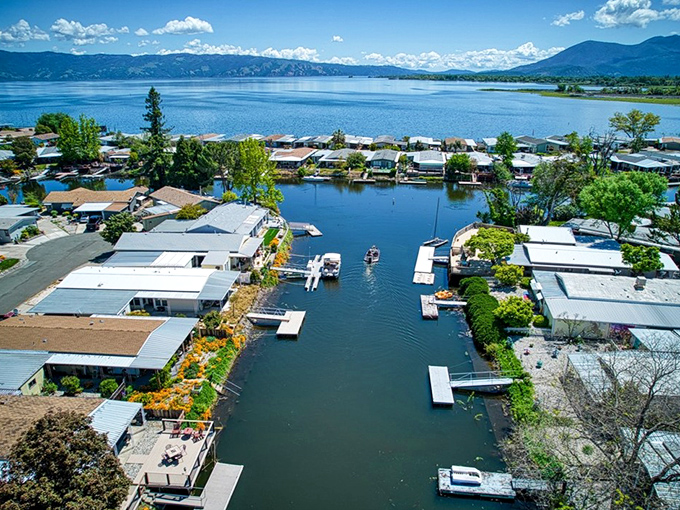 Clear Lake stretches out like nature's infinity pool, with waterfront homes enjoying front-row seats to California's largest natural freshwater lake.
