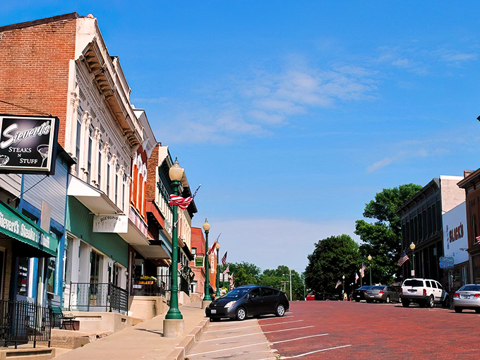 Mount Carroll's brick-paved Main Street isn't just historically preserved&mdash;it's alive with small businesses that somehow survived the big-box retail apocalypse.
