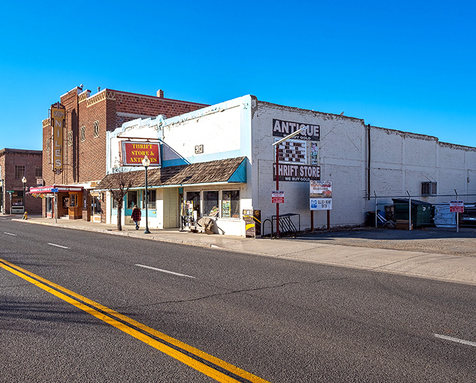 Historic storefronts line downtown Alturas, where window shopping doesn't require a second mortgage and antique hunting is a legitimate weekend sport.
