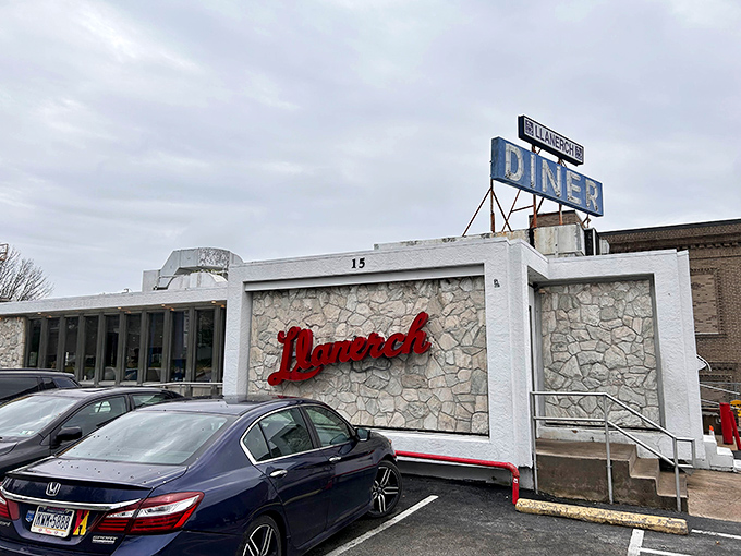 The classic diner facade that's been calling hungry souls home for decades of comfort.