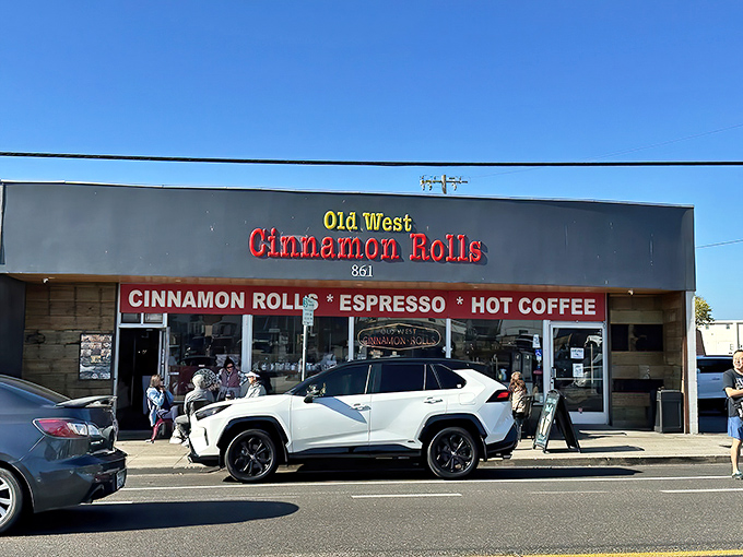 The unassuming storefront that houses pastry perfection. Like finding a treasure chest disguised as a shoebox, this place proves appearances can be deliciously deceiving.