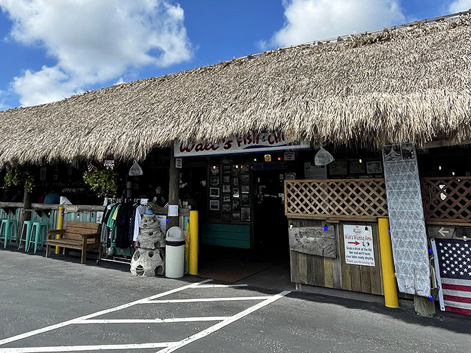 Welcome to seafood heaven, where the tiki torches burn bright and dinner comes with a side of Florida magic.