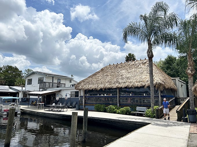 The Freezer's waterfront location embodies Old Florida charm&mdash;where fresh catches arrive by boat before landing on your plate.