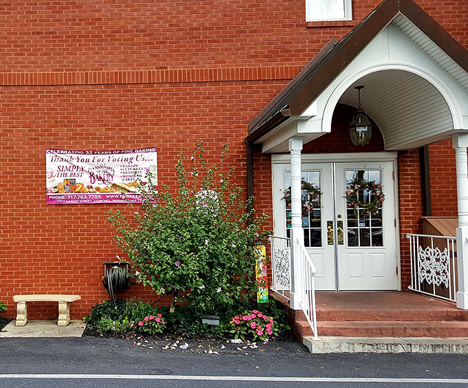The iconic brick exterior of The Pennsylvania Bakery beckons like a lighthouse for the sweet-toothed, complete with charming patio seating for sugar-fueled contemplation.
