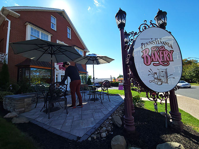 The Pennsylvania Bakery's charming exterior promises sweet adventures, complete with outdoor seating for perfect people-watching.