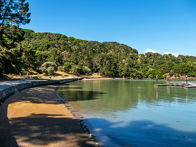 Ayala Cove welcomes visitors with its tranquil waters and sandy beach &ndash; nature's version of a five-star hotel lobby, just with better views.