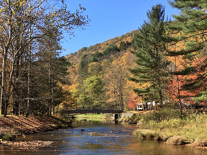 Another angle reveals why photographers lose their minds here &ndash; it's basically a Bob Ross painting come to life.