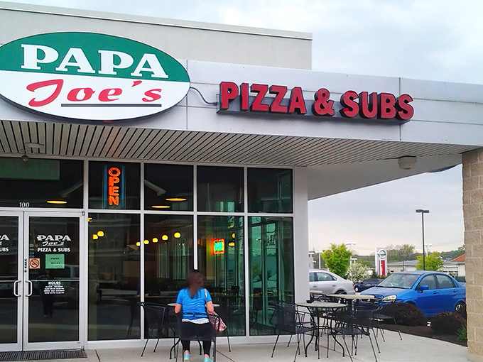 Papa Joe's modest exterior proves that culinary magic doesn't need flashy facades to work its delicious wonders.