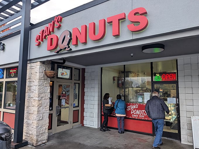 The iconic red sign beckons like a lighthouse for the sugar-deprived. Stan's has been a Santa Clara institution since long before Silicon Valley needed its sugar fix.