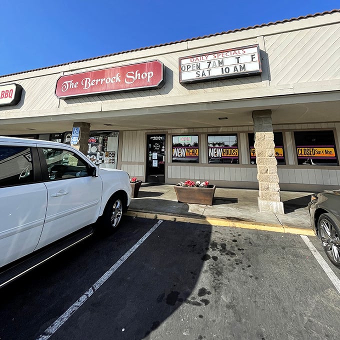 The unassuming storefront of The Berrock Shop proves once again that culinary treasures often hide in plain sight, waiting for curious food adventurers.