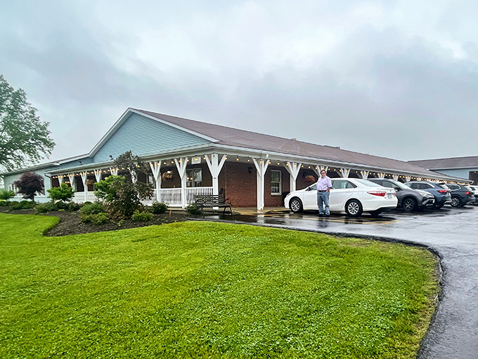 Rain or shine, this unassuming blue-sided building houses more culinary joy than most fancy city establishments with names you can't pronounce.
