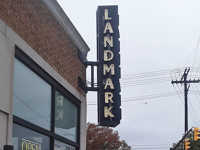 The unassuming brick exterior of Landmark Smokehouse hides Cleveland's barbecue treasure like a poker player with four aces—confident without needing to show off.