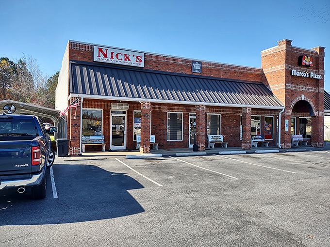Nick's unassuming brick exterior is like that friend who doesn't brag but always delivers. This Lexington landmark promises old-fashioned goodness without the frills.