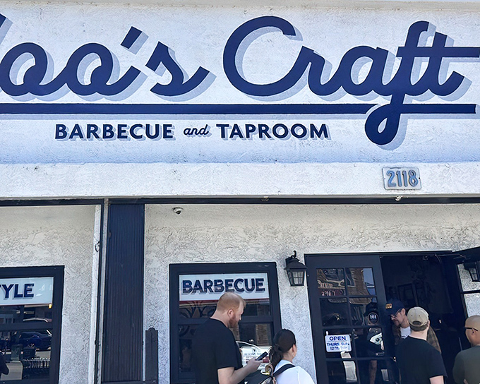 The unassuming storefront that launches a thousand meat sweats. Moo's Craft Barbecue in Lincoln Heights proves great barbecue needs no fancy facade.