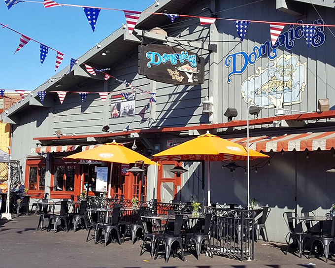 The unassuming orange doorway of Domenico's hides culinary treasures within &ndash; like finding an Italian grandmother's kitchen on Fisherman's Wharf.