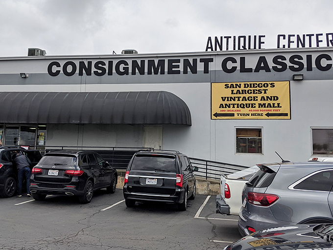The unassuming exterior of Consignment Classics belies the treasure trove within&mdash;like finding the entrance to Narnia behind a humble wardrobe door.