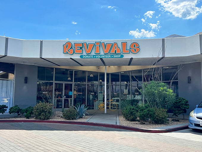 That iconic orange sign beckons like a desert mirage, promising treasures within that won't drain your vacation fund.