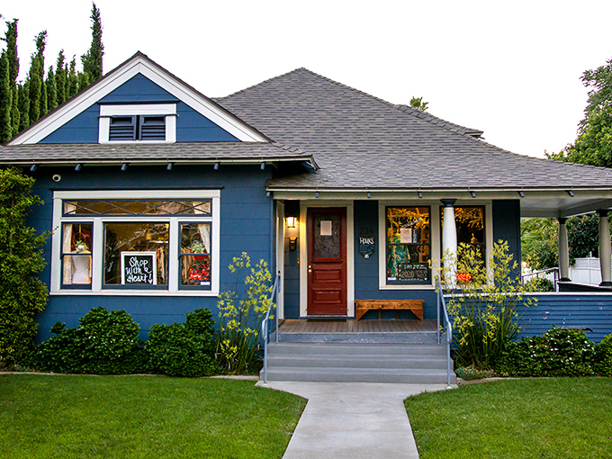This cozy blue craftsman cottage feels more like a fashionable friend's home than a thrift store &mdash; but inside, you&rsquo;ll find curated secondhand gems and stylish surprises at every turn.