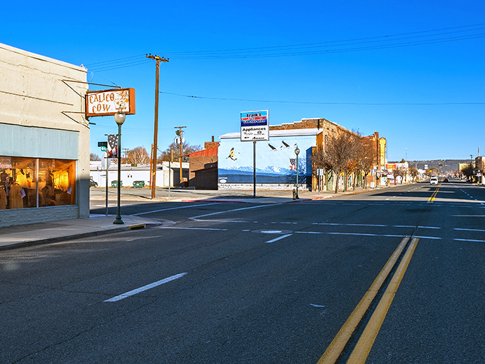 Main Street Alturas looks like a movie set where time decided to take a leisurely coffee break sometime in the 1950s.