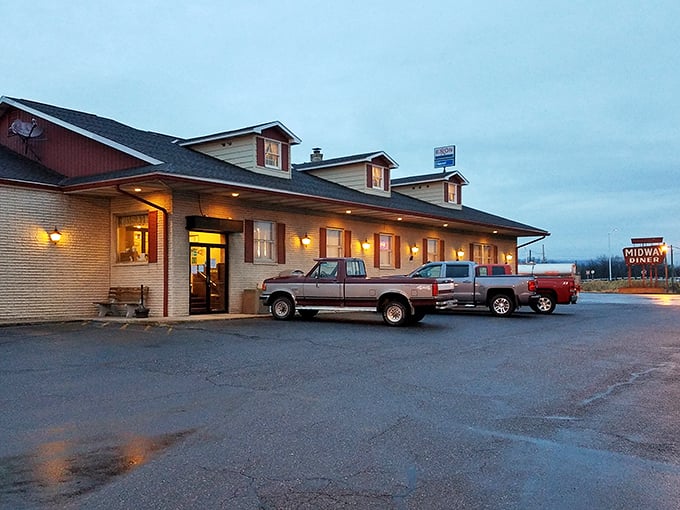 That red brick charm and those dormer windows practically whisper "come hungry, leave happy."