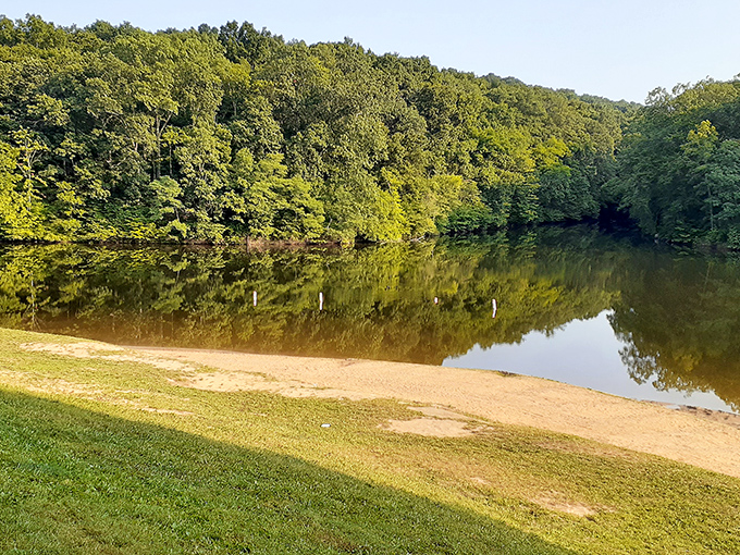 Mirror, mirror on the lake &ndash; this pristine water reflects Ohio's hidden natural beauty perfectly.