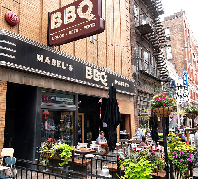 This downtown Cleveland smoker's paradise beckons hungry pilgrims like a delicious lighthouse in a sea of concrete.