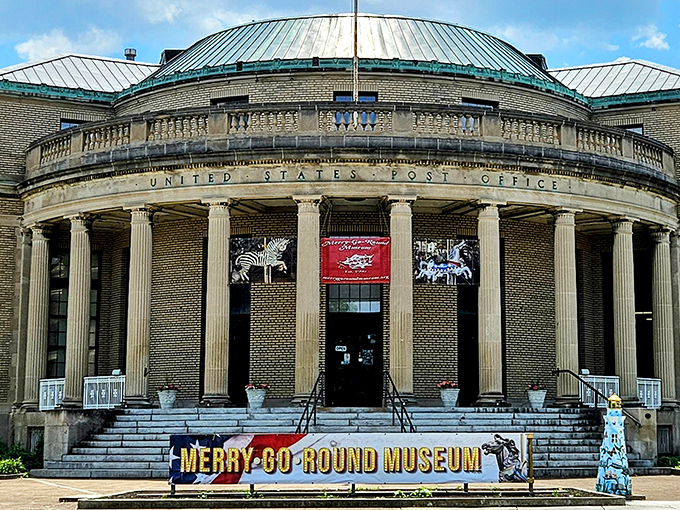 Majestic steeds frozen in eternal gallop, this working carousel isn't just museum eye candy&mdash;it's a rideable time machine that delights visitors of all ages.