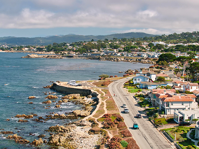 Pacific Grove's coastline unfolds like nature's own IMAX theater, where million-dollar views come standard with every visit.