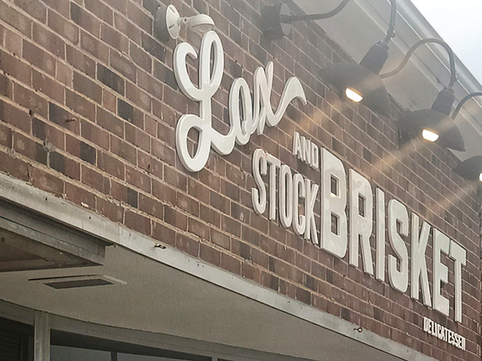 The brick facade with bold white lettering isn't just signage&mdash;it's a promise of deliciousness waiting inside this unassuming Shaker Heights gem.