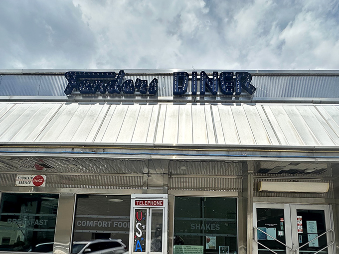 That classic silver exterior isn't trying to be vintage &ndash; it simply is, promising authentic diner magic inside.