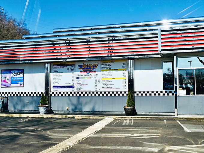 The red, white, and blue striped awning of Jerry's isn't just retro-cool&mdash;it's a beacon of hope for the hungry souls of Beaver, Pennsylvania.