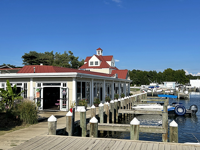 Where the Chesapeake meets culinary magic &ndash; Kentmorr's marina-side location means your crab cake's commute was shorter than yours.