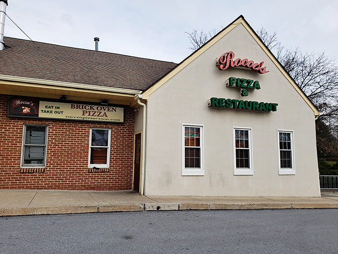 That brick-and-cream exterior might look modest, but behind those walls lives bruschetta that'll ruin you for life.